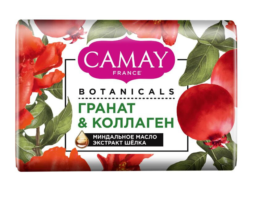 Туалетное мыло CAMAY Botanicals Цветы граната, 85г x 3 упаковки