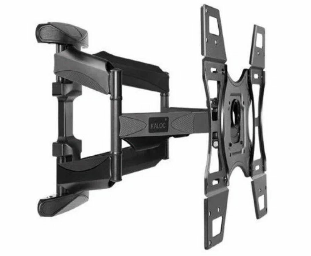Кронштейн для ТВ KALOC X7, диагональ 32"-75", наклонно-поворотный, до 45,5 кг, чёрный