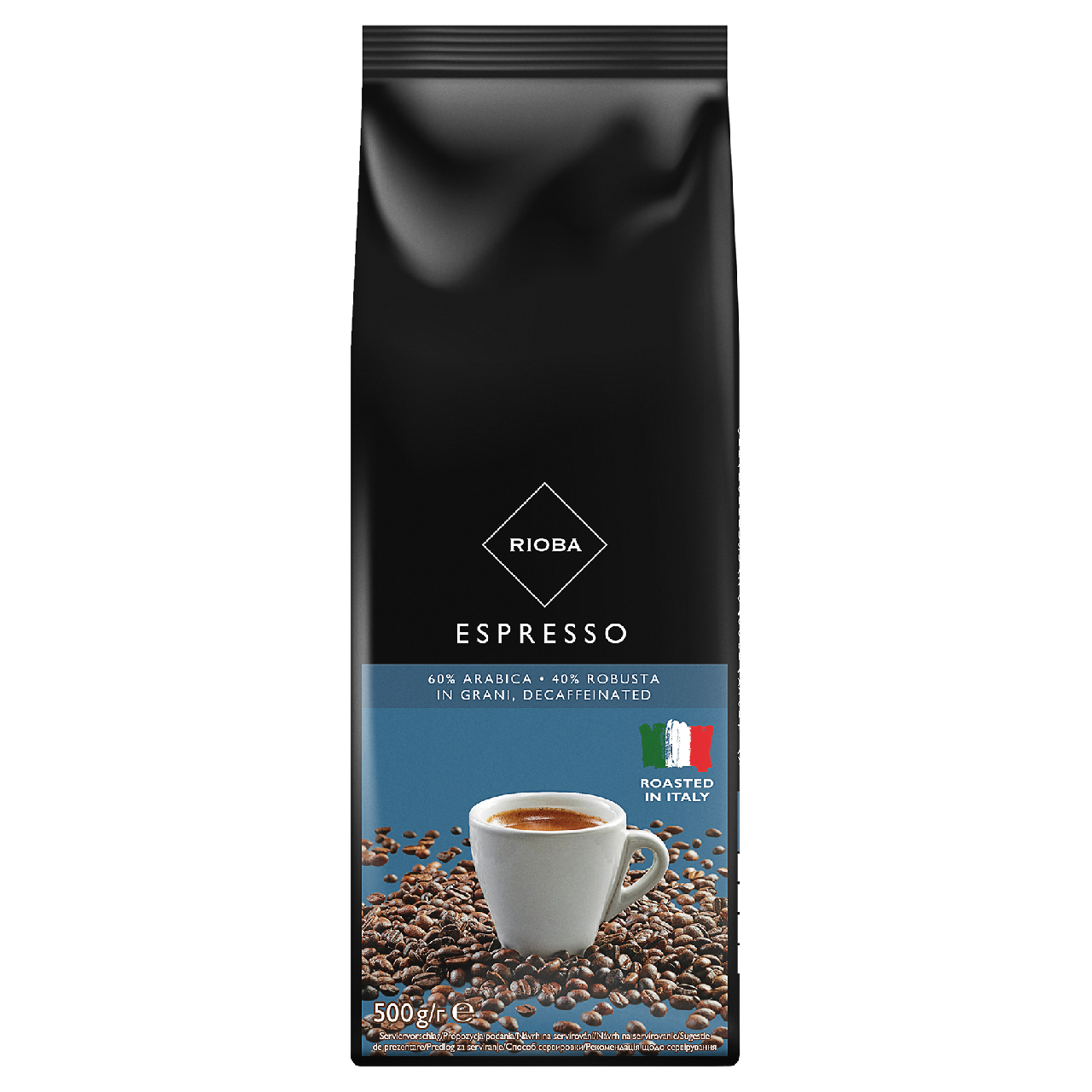 Кофе Rioba Decaffeinated в зернах, 500 г