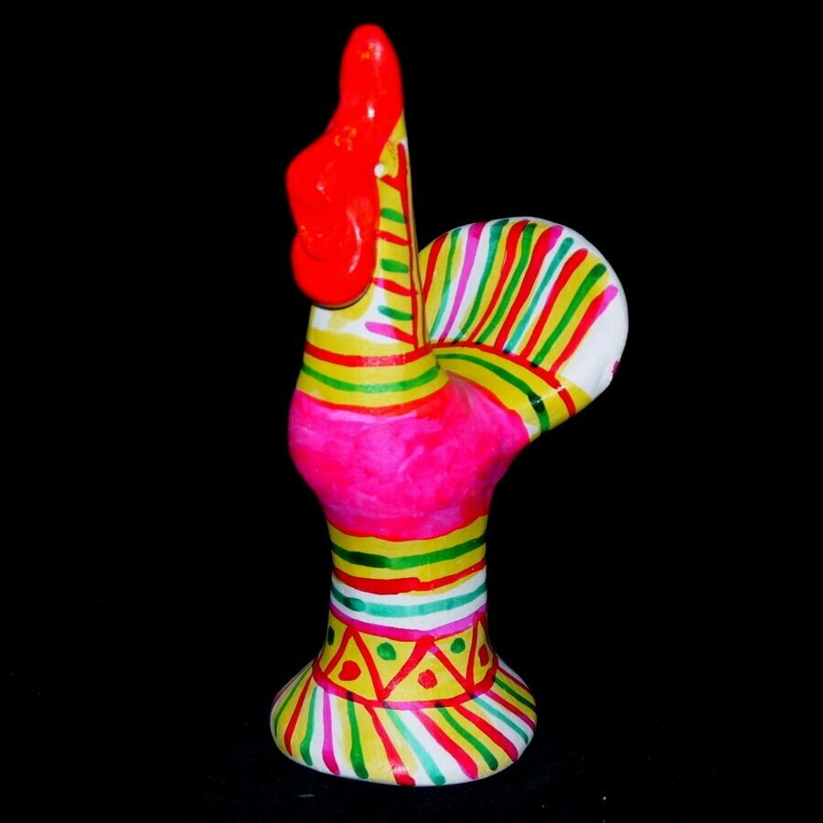 Индюк 10-13 см, Филимоновская глиняная игрушка, ручная авторская работа