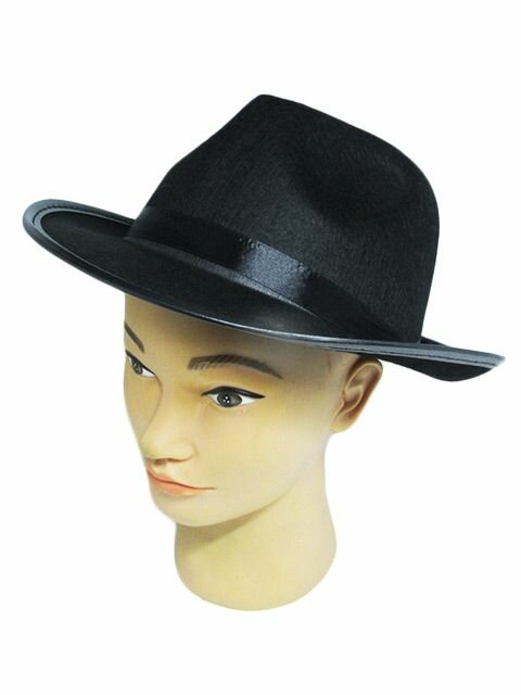 Шляпа "Гангстер" I-Bright Company, фетр, мужской, черный, 32 см