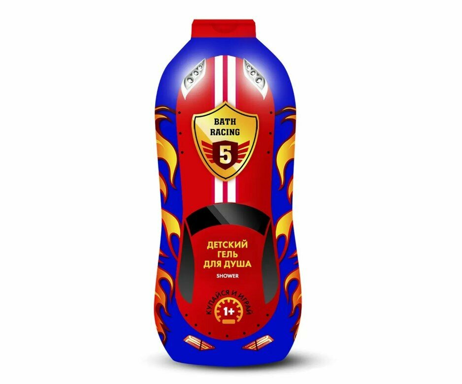 Гель для душа Гонки, детский, 300 мл