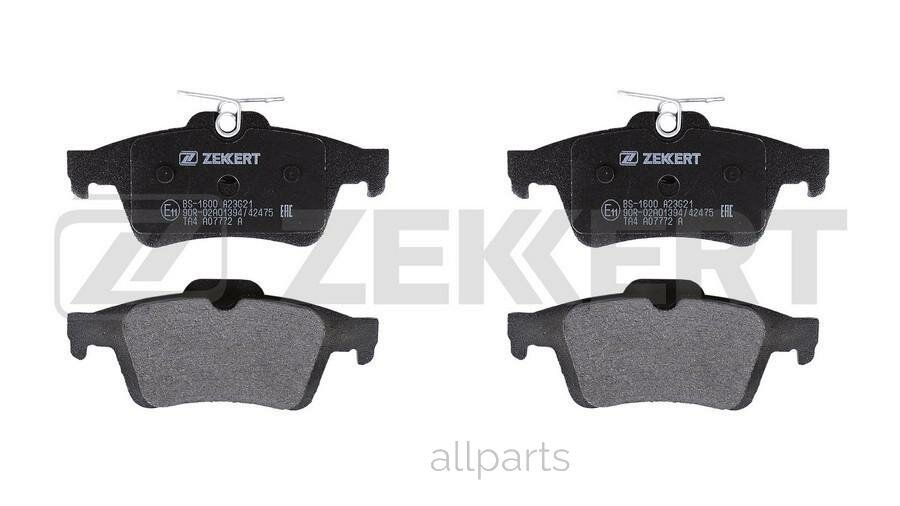 ZEKKERT BS-1600 Колодки торм. диск. задн. Ford Focus III 10- Kuga II 13- Transit Connect II 13- C-Max II 10- Maz