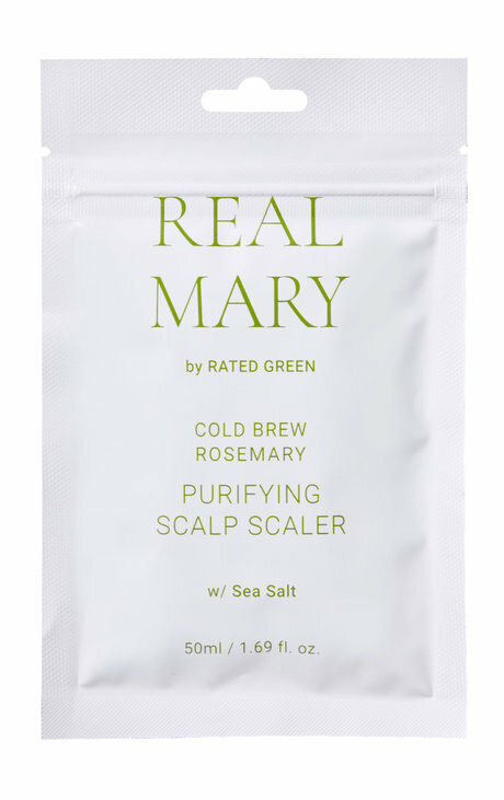 Rated Green Real Mary Cold Brewed Rosemary Purifying Scalp Scaler Pack Travel Size Очищающая и отшелушивающая маска для кожи головы с соком розмарина 50мл