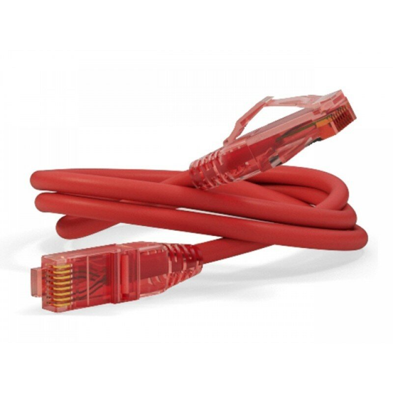 Патч-корд Hyperline PC-LPM-UTP-RJ45-RJ45-C5e-5M-LSZH-RD PC-LPM-UTP-RJ45-RJ45-C5E-5M UTP RJ-45 вил.-в