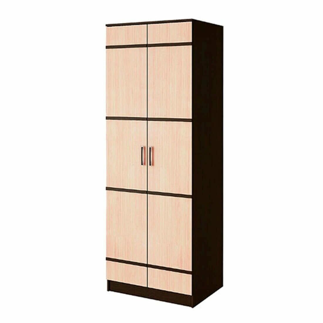 Шкаф 2-х створчатый платяной «Сакура», венге/лоредо (800х611х2216)