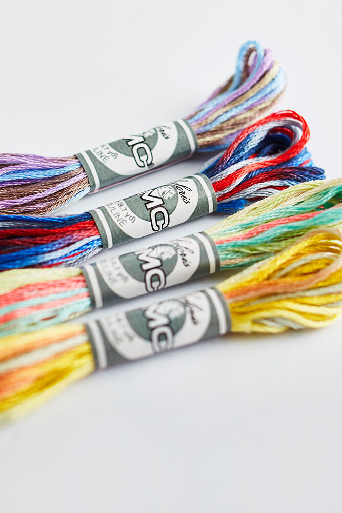 DMC мулине Coloris - 100% хлопок, нить для вышивания, длина 8 м, многоцветная гамма цвет №4516