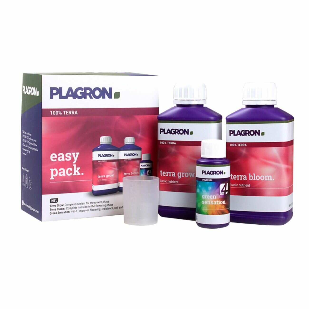 Удобрение базовое для земли, комплект, Plagron Easy Pack TERRA
