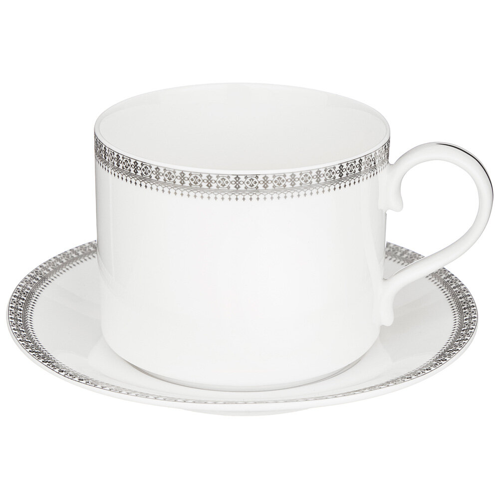 Чайная пара lefard crown 300 мл платиновая KSG-590-462