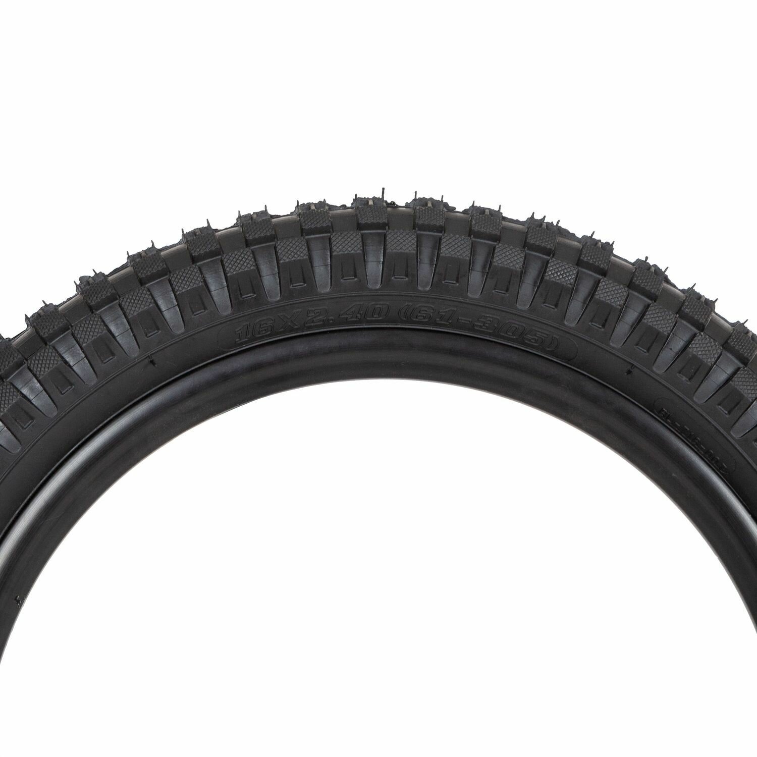 Велосипедная покрышка Bike Parts BL-718, диаметр 16", черная