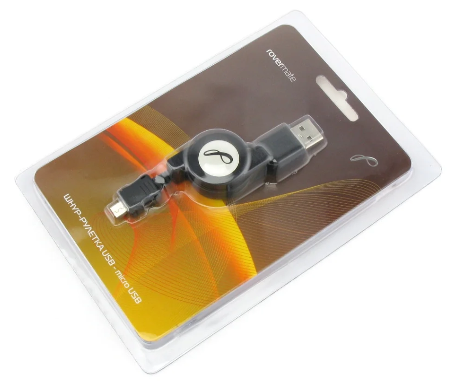 Шнур рулетка Rover Adaptmate - 108 USB - micro Usb 80 см