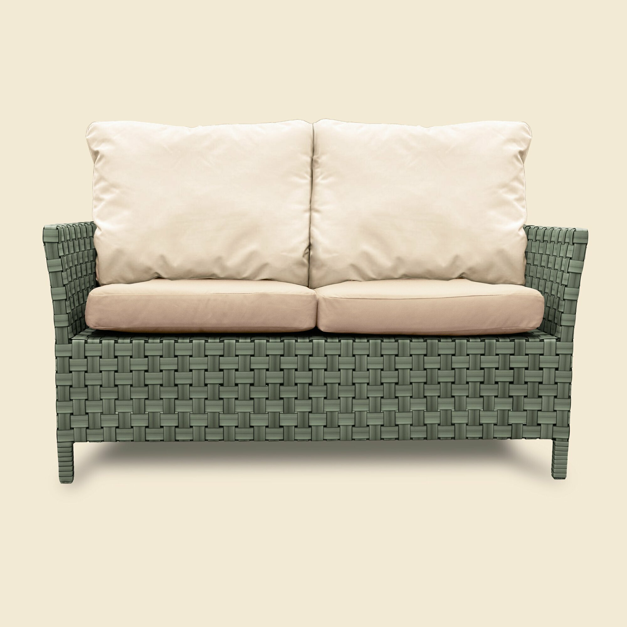 Диван плетеный из ротанга 2-х местный STILO