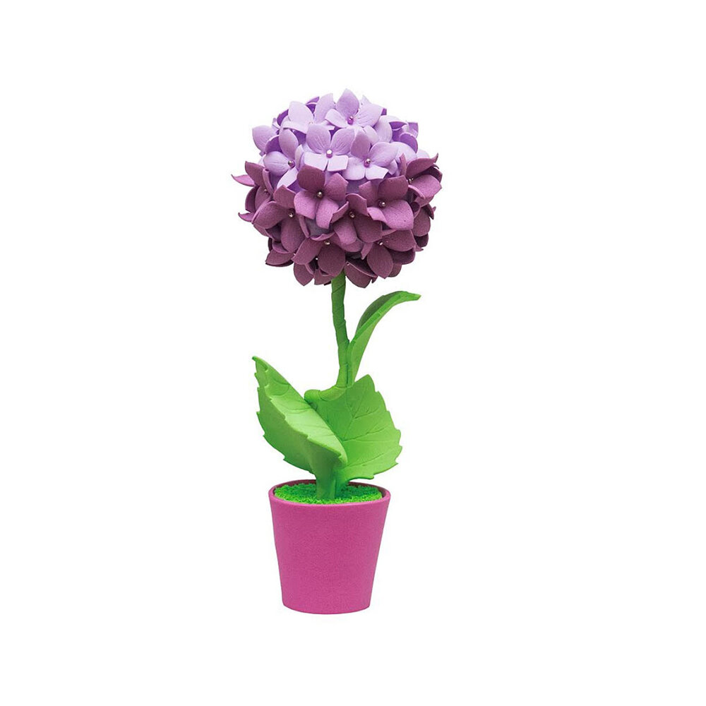 Волшебная мастерская Набор творчества топиарий мини серия №2 Гортензия фиолетовая ТПМ-07-YP41