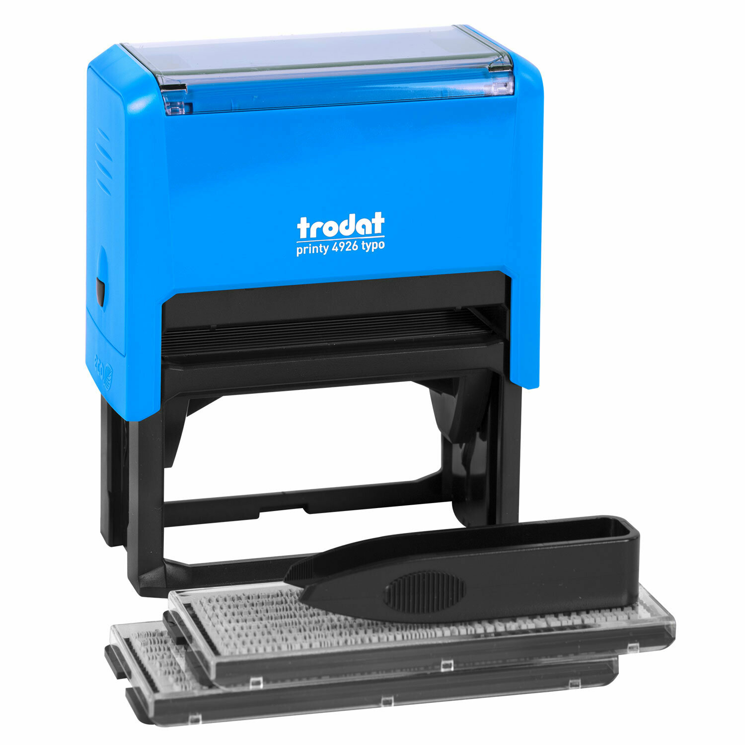 Штамп самонаборный 8-строчный Trodat , оттиск 75х38мм, синий
