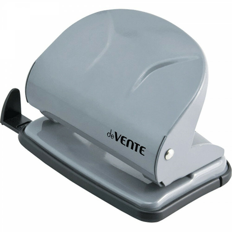 Дырокол (20л) deVENTE металлический с линейкой арт.4020322. Количество в наборе 2 шт.