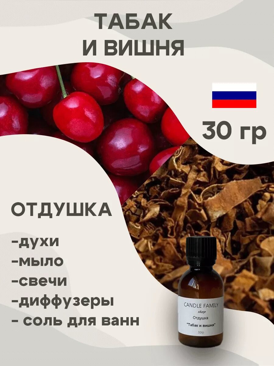 Отдушка для свечей и мыла. Ароматизатор косметический