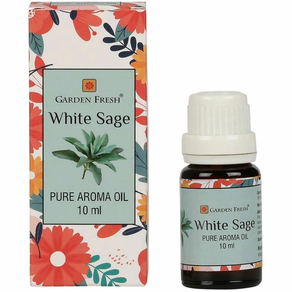 Ароматическое масло Белый Шалфей Гарден Фреш 10 мл. White Sage aroma oil Garden Fresh