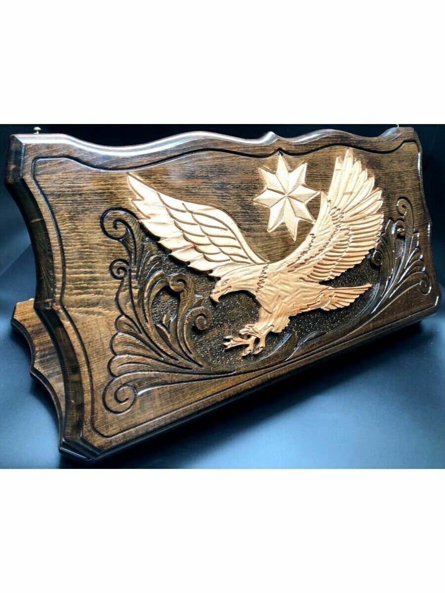 Нарды Резные "Орел-Властелин неба", большие 60см