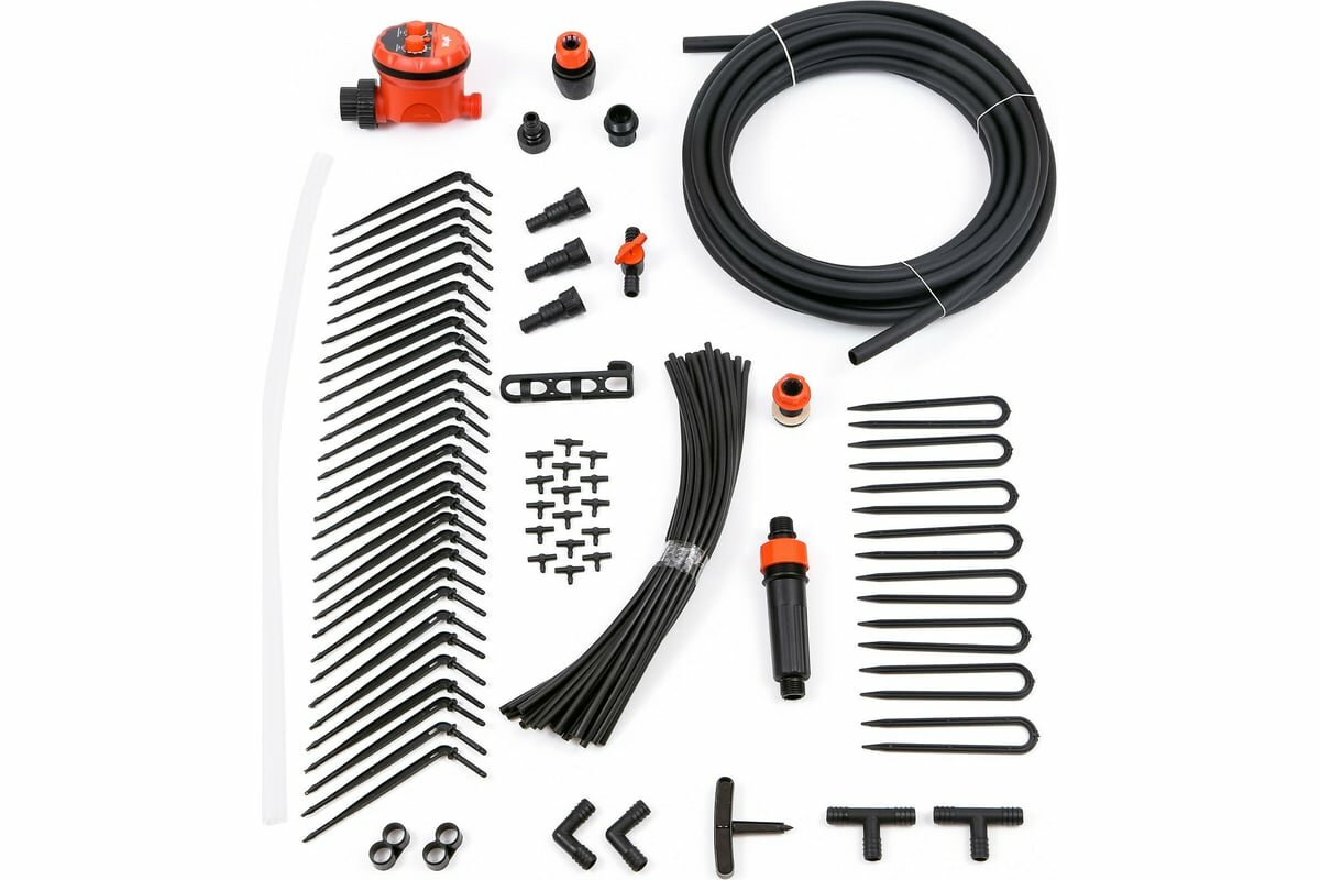 Жук Капельный полив от ёмкости с таймером 30 растений 4607156367573