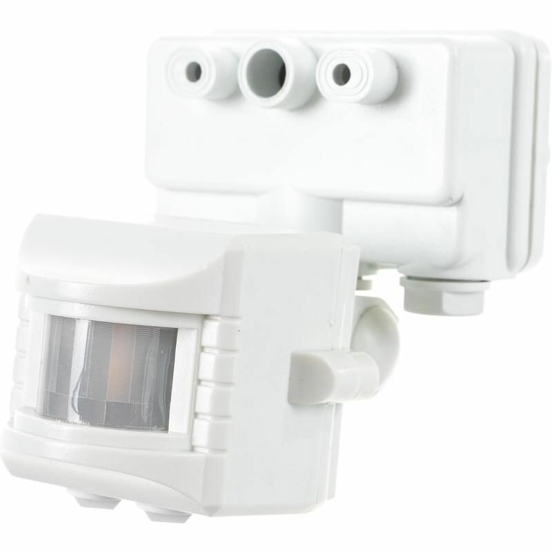 Датчик движения ДДПр-01 на прожектор 1100W 5-480с 12м 5+Лк 120гр IP44 SQ0324-0014