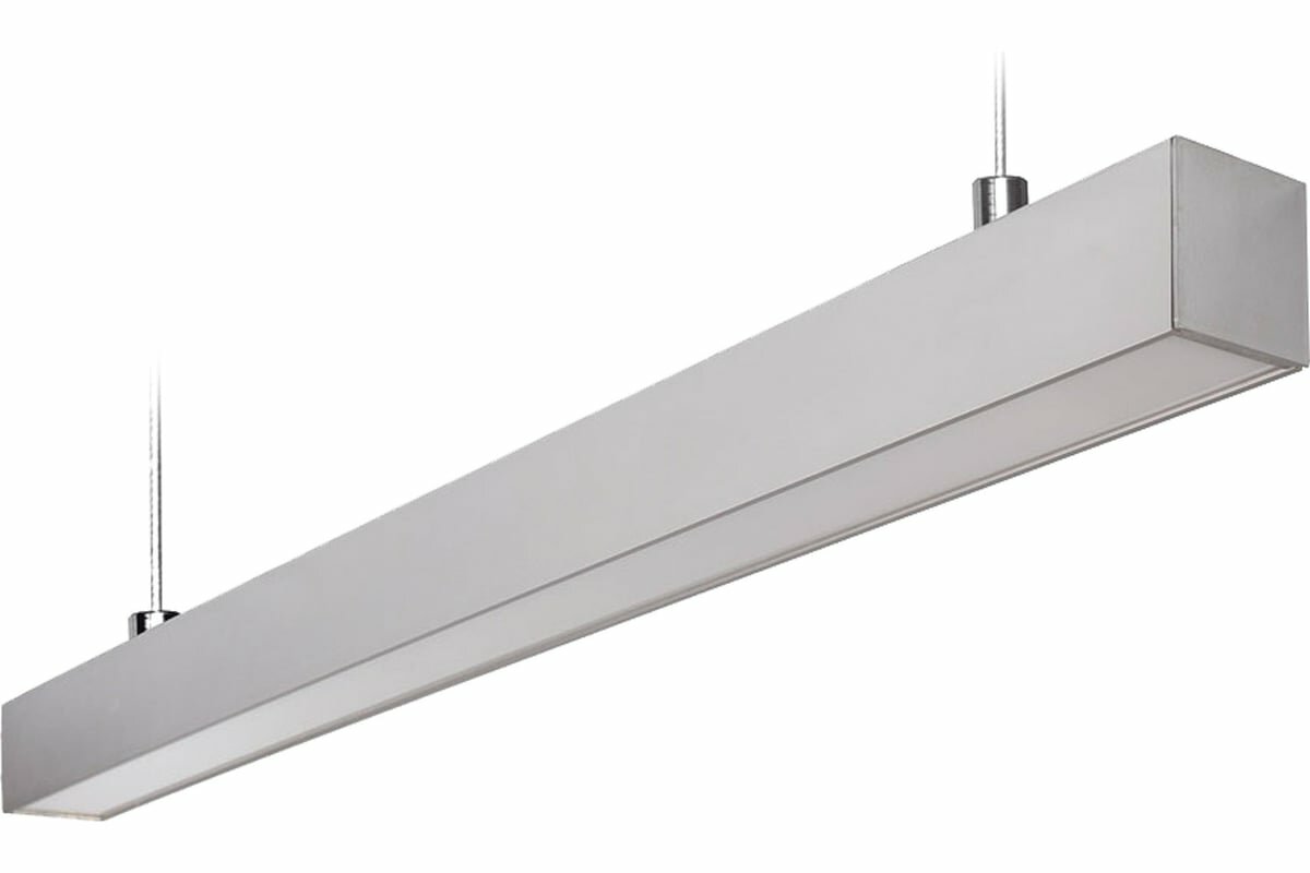 Uniel ULO-K10D 30W/5000K/L60 IP65 SILVER Светильник линейный светодиодный подвесной. UL-00004209