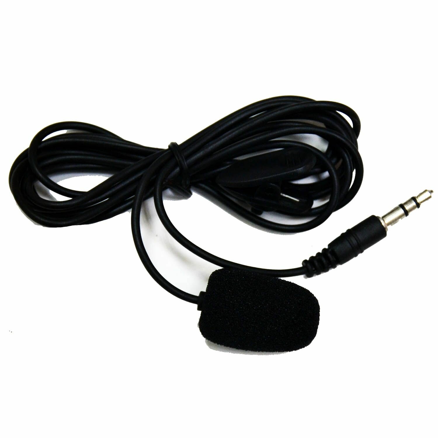 Микрофон ветрозащитный мини с прищепкой штек 3,5мм