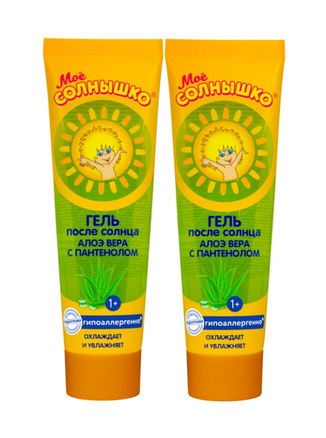 Гель детский после солнца Моё Солнышко 100 мл. х 2 шт.