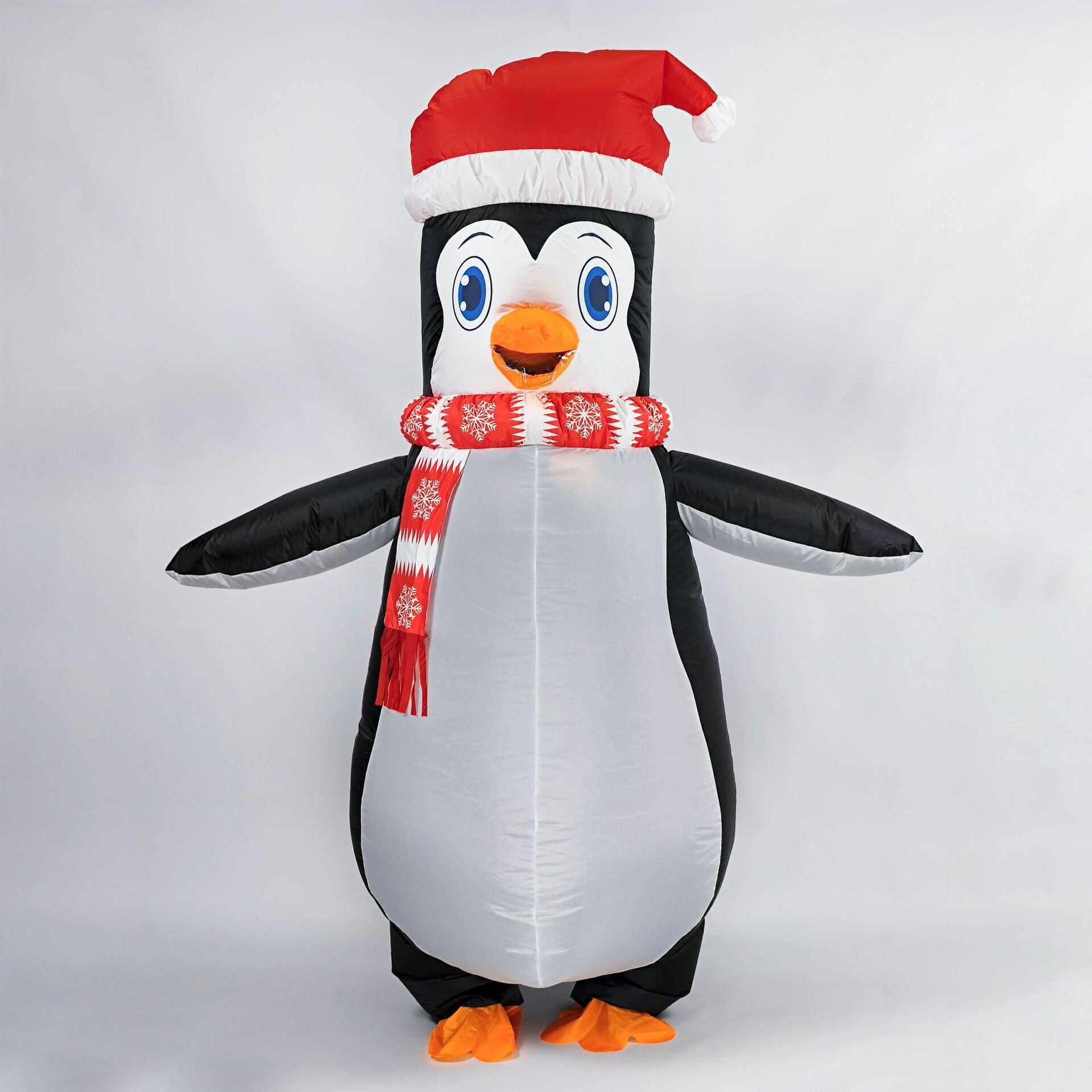 Костюм карнавальный "Пингвин", для Нового года, полимер, серый