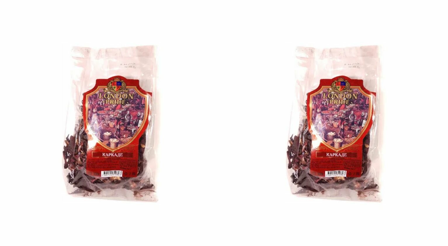 London Pride Чай Суданская роза, каркаде, 100 гр, 2 уп