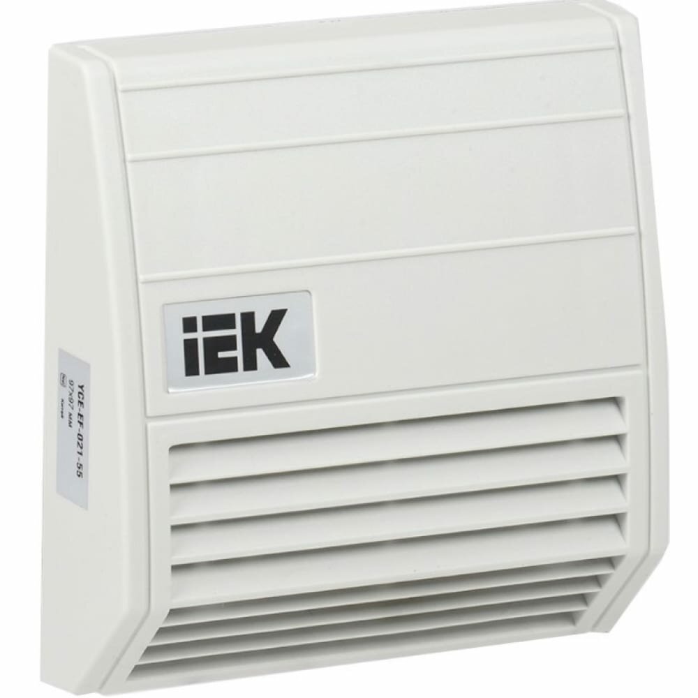 Фильтр с защитным кожухом 97x97мм для вентилятора 21 м3/час IEK YCE-EF-021-55