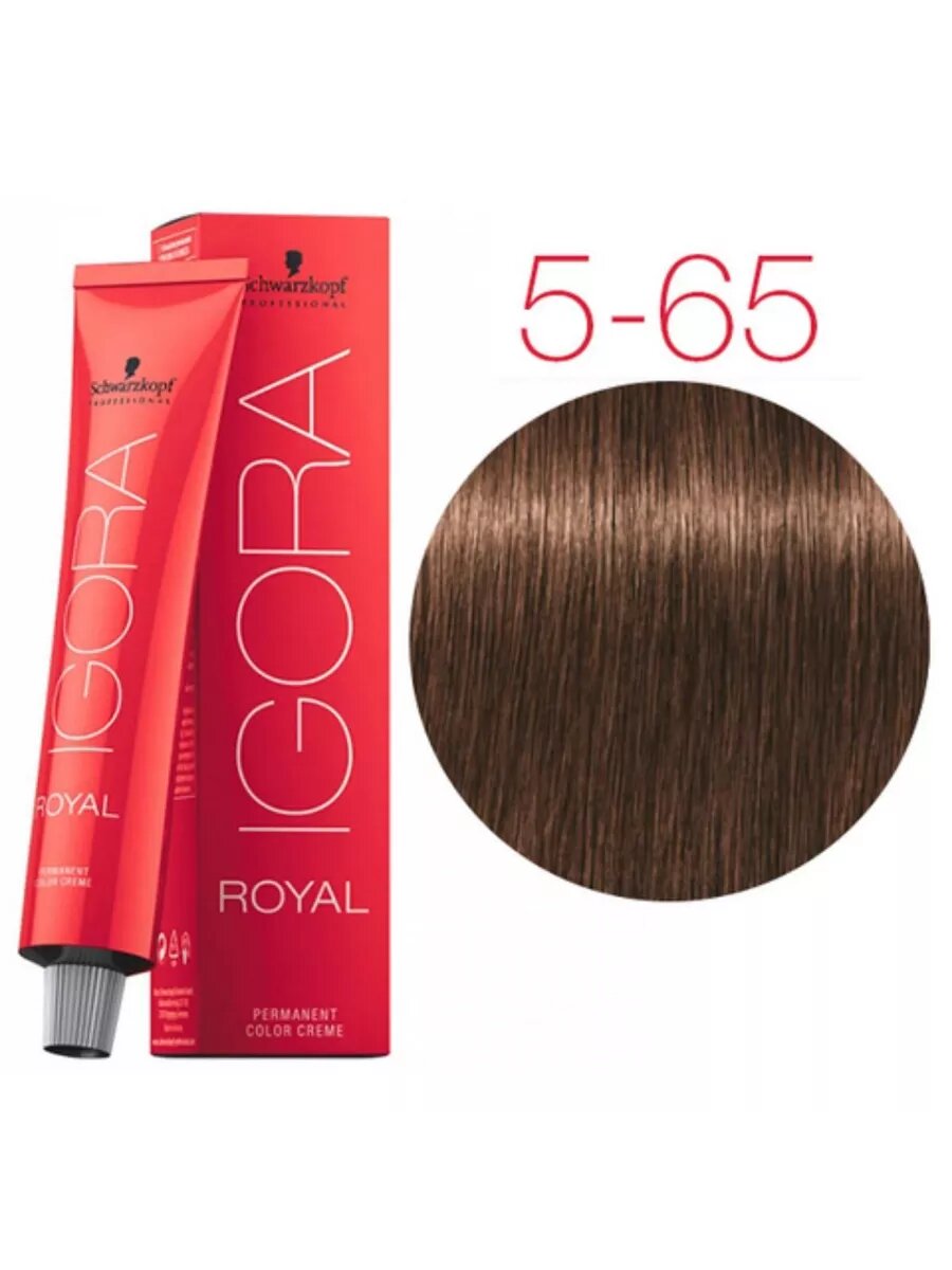 Schwarzkopf Igora Royal 5-65 Светлый коричневый Стойкая крем-краска
