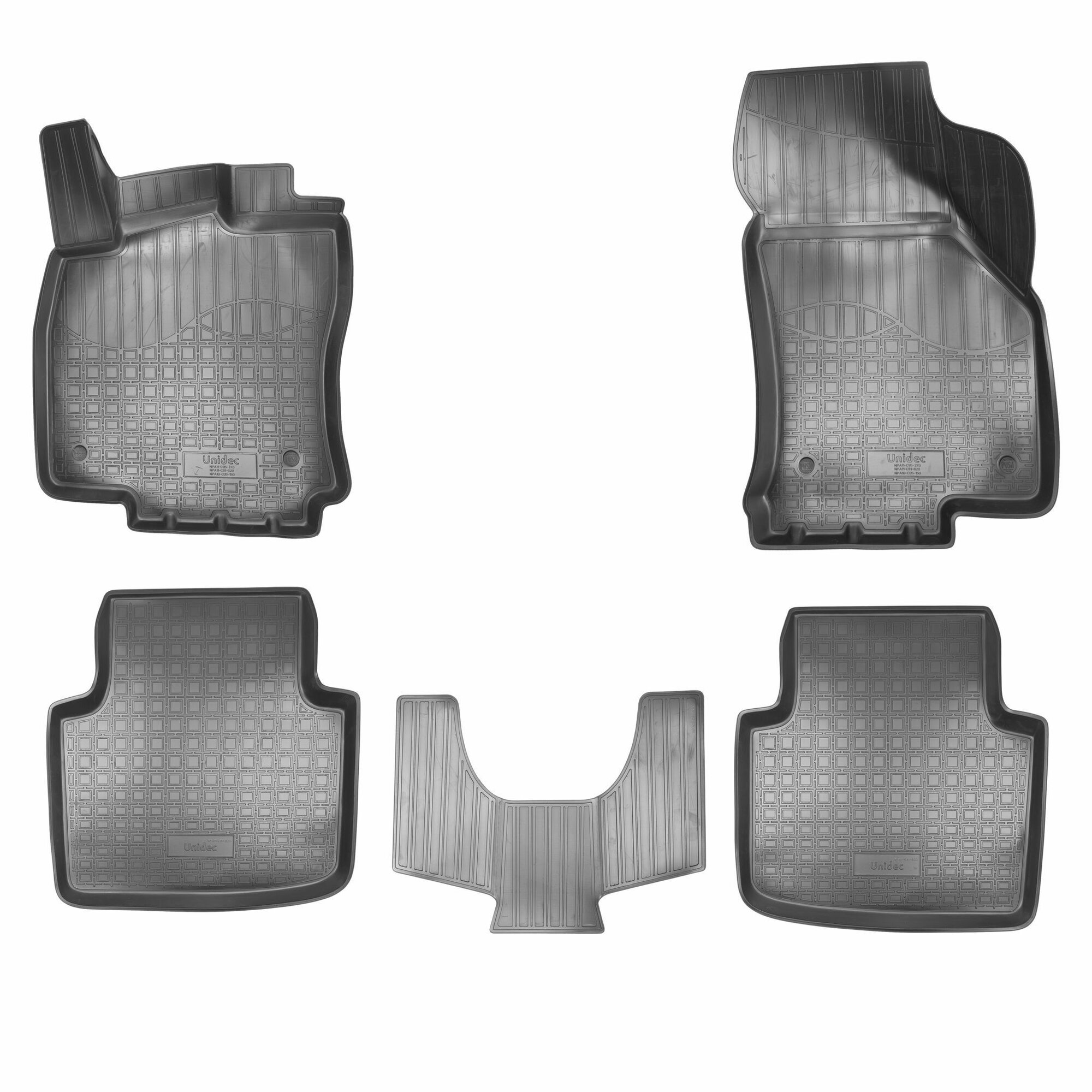 Ковры салона Norplast для Skoda Superb III (2015-)Полиуретан, Черн, NPA11-C81-820 (Черн.)