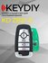 Ключ для программирования KEYDIY KD ZB21-5 от бренда ALLKEY с 5 кнопками; черный