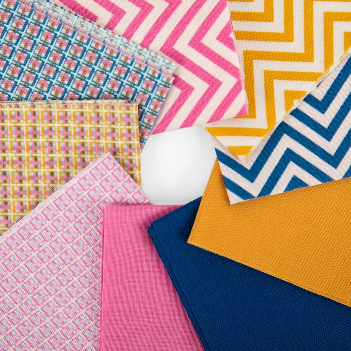 Набор тканей для рукоделия и пэчворка "PEPPY" NPOL-7110 а 7x110 см (2.5х44 дюйма) 9 шт № 01 Ассорти