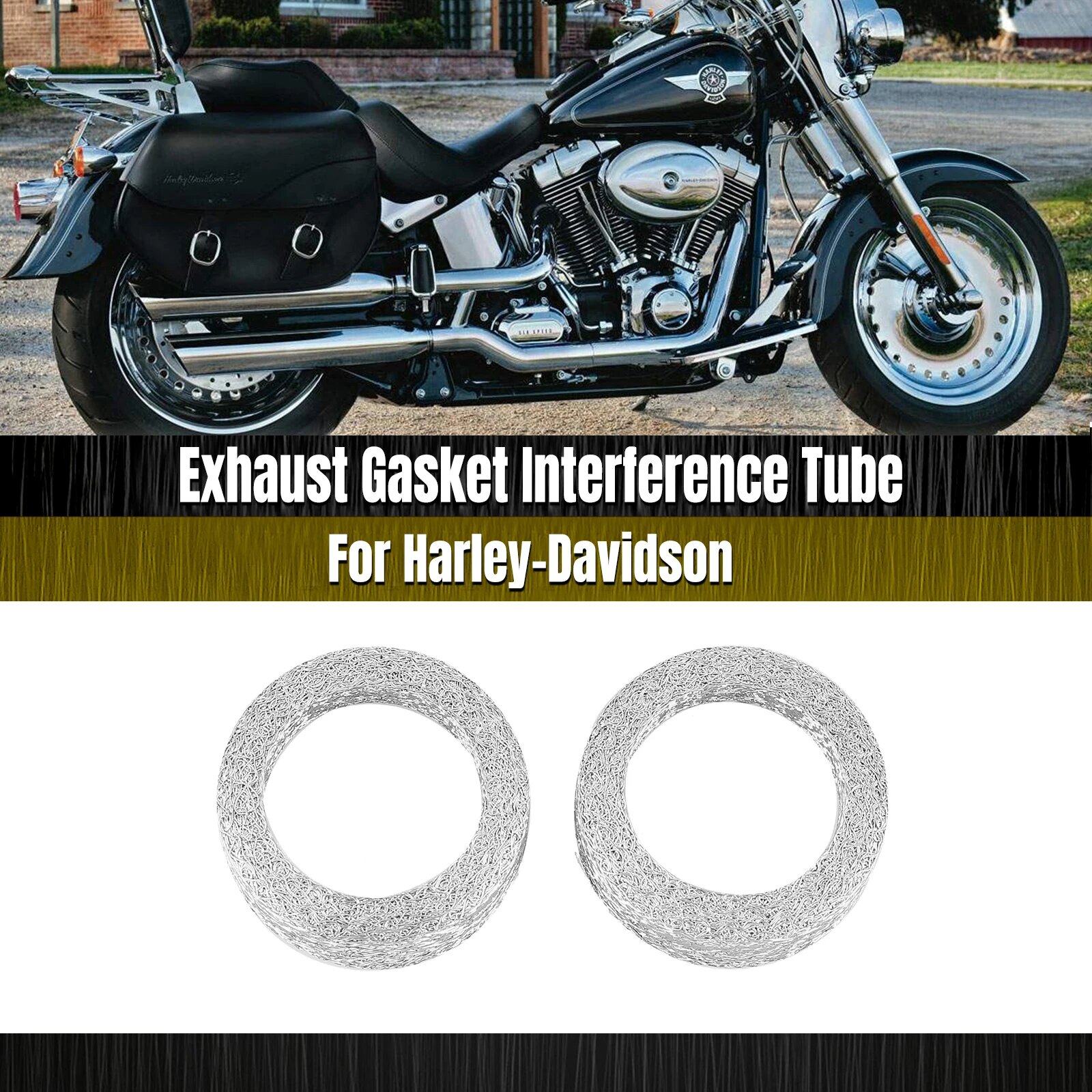 Уплотнитель для выхлопной трубы мотоцикла для Harley Davidson HD Softail Sportster Heritage / Sportster XL