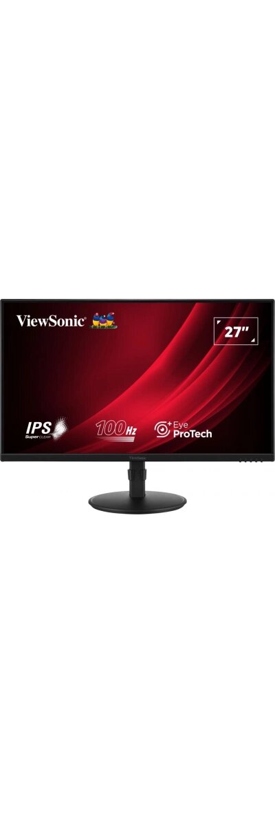 Монитор 27" ViewSonic VA2708-HDJ, 1920х1080, 100 Гц, IPS, черный