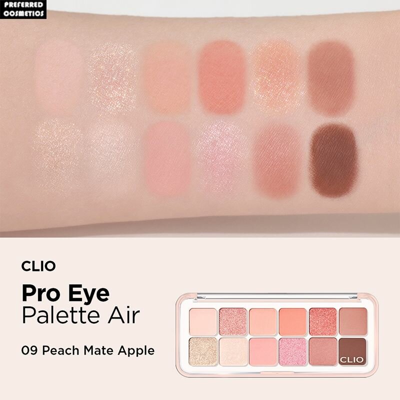 Палитра теней для век CLIO PRO Air/двенадцать цветов