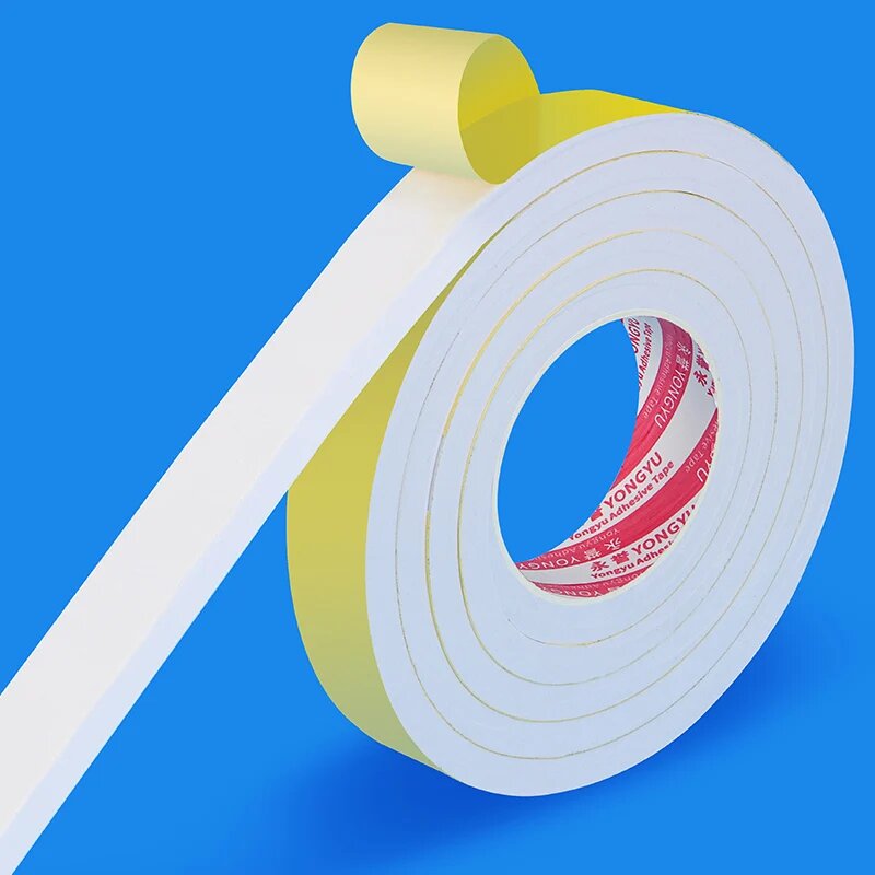 Односторонняя лента из вспененного этилвинилацетата, прочная клейкая лента высокой плотности, водонепроницаемая демпфирующая уплотнительная лента, влагостойкая самоклеящаяся лента из вспененного материала 10 мм, 3mm