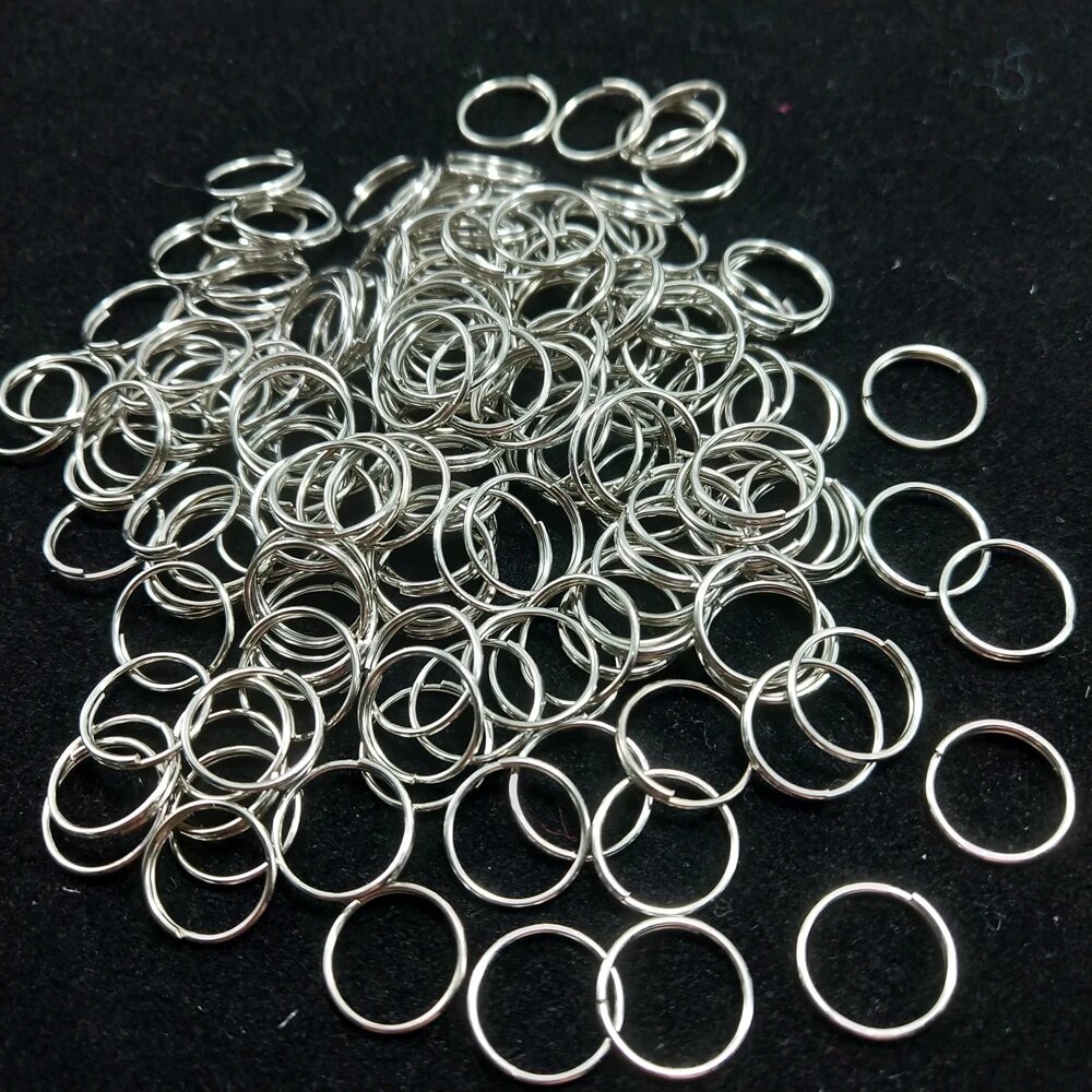 Металлические кольца диаметром 10 мм/15 мм для соединения блесток, занавесок/аксессуаров для сумок