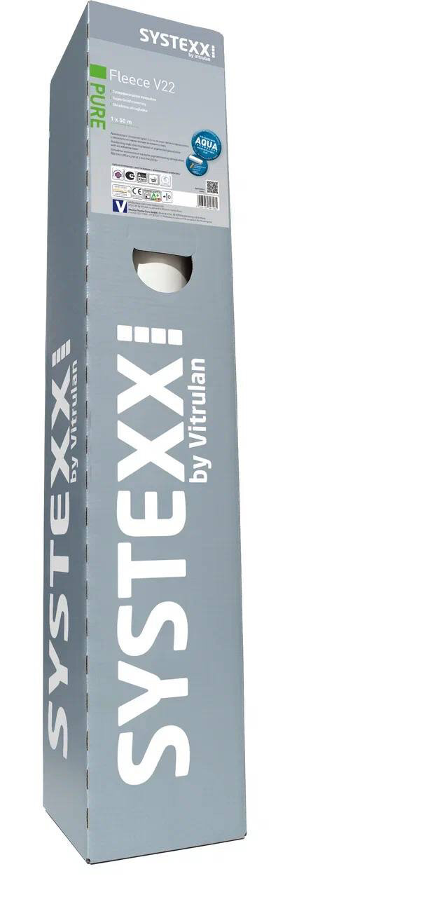 Стеклообои под покраску Vitrulan/Systexx 25м SYSTEXX Pure Silk 060 [шёлк] с клеевым слоем