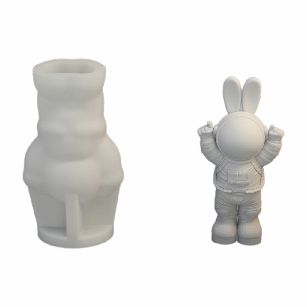 Эпоксидная форма для лунного астронавта своими руками-Космический кролик, Ручной инструмент ювелирный