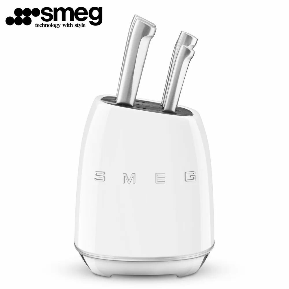 Держатель для кухонных ножей SMEG, набор кухонных ножей из 8 штук, винтаж, нержавеющая сталь, японский.