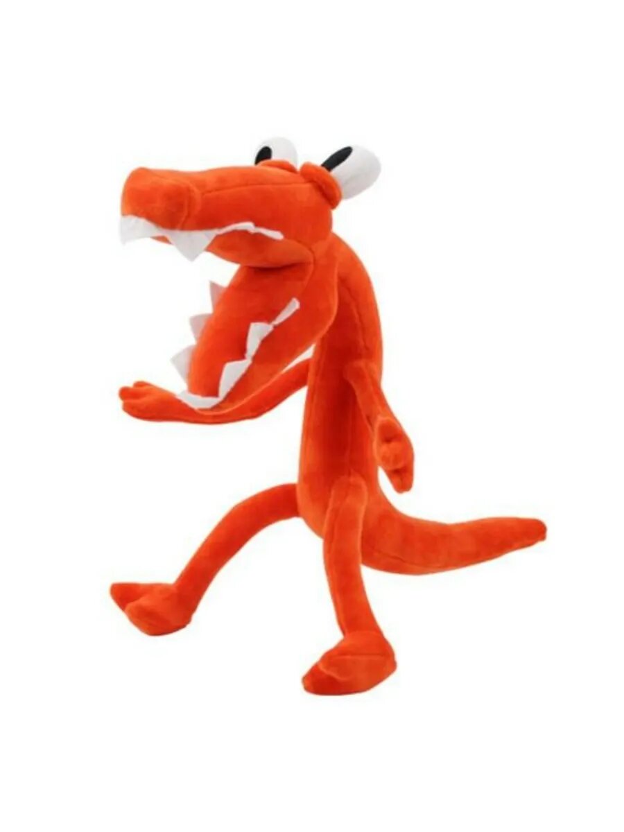 Радужные друзья 100 см оранжевый/ Оранжевый дракоша 1 метр