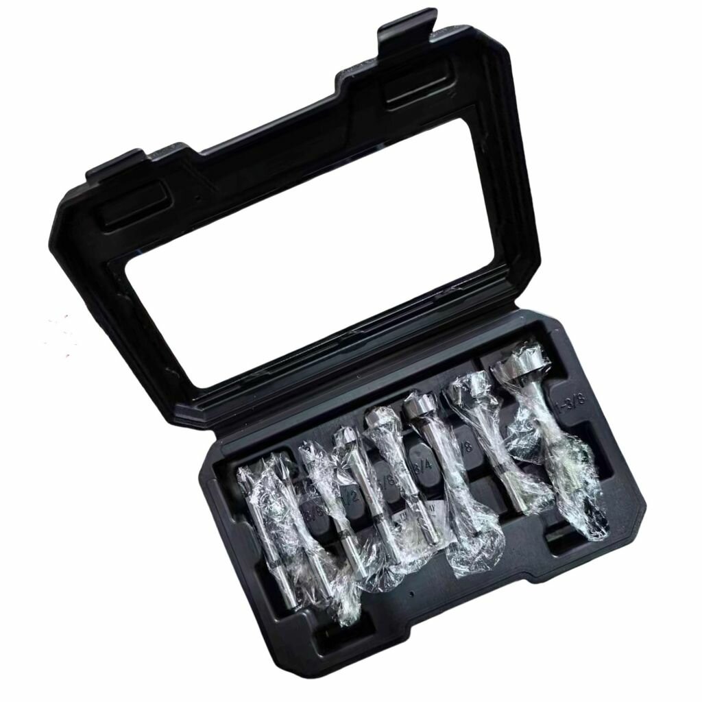 Набор бит Форстнера, сверла по дереву, 8 шт, твердосплавные деревообработки, открыватель шнека с круглым хвостовиком