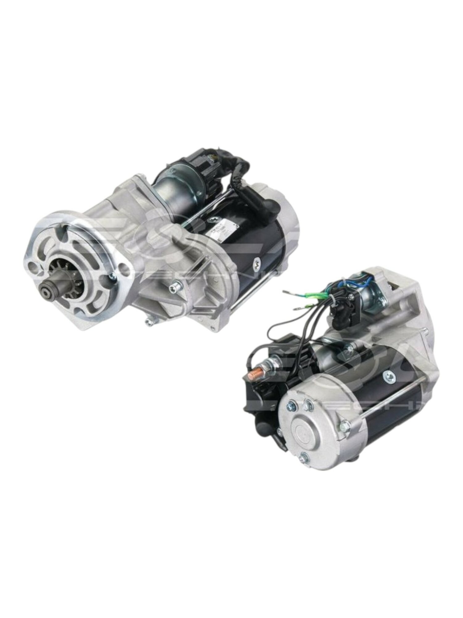 Стартер экскаватор Хитачи Заксис, ДжиСиБи JS130, Кейс CX135, двигатель Исузу (TT16085)