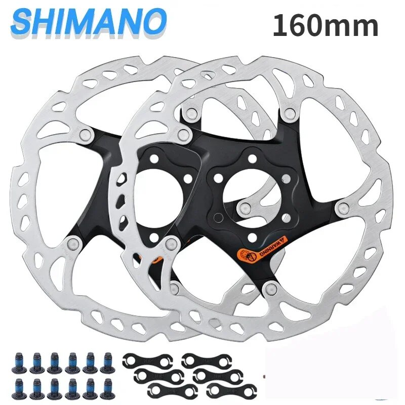 Shimano SLX SM-RT76 Дисковый тормозной ротор 6 болтов 160/180/203 мм RT76 160mm 2pc