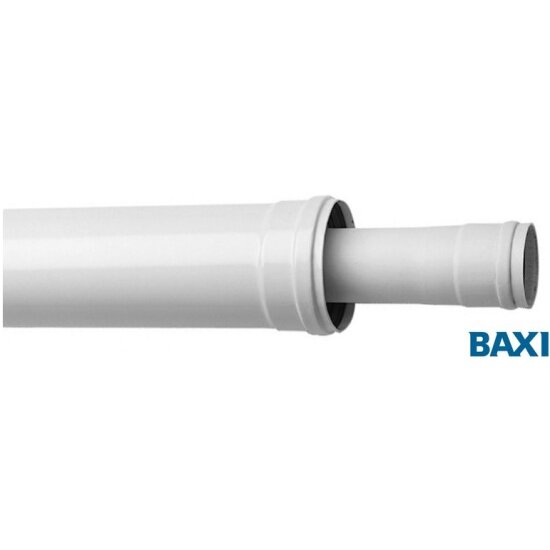 Коаксиальное удлинение Baxi d 110/160 мм, длина 1000 мм, для конденсационных колов коммерческой серии LUNA Duo-tec MP 90-150 кВт, мат