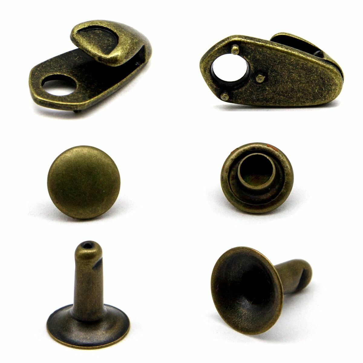 Крючок обувной 19мм (латунь)