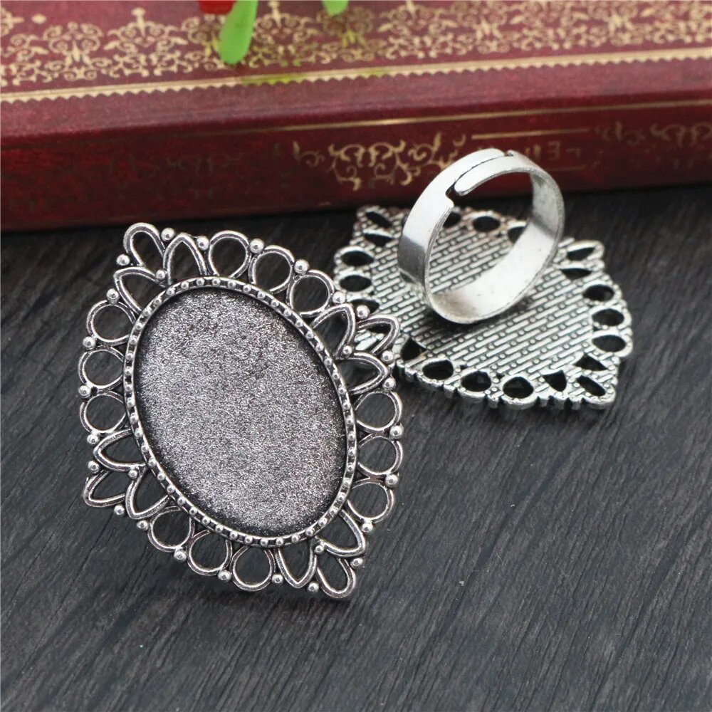 Набор колец Wadsfred для кабошонов 5 шт J3-21