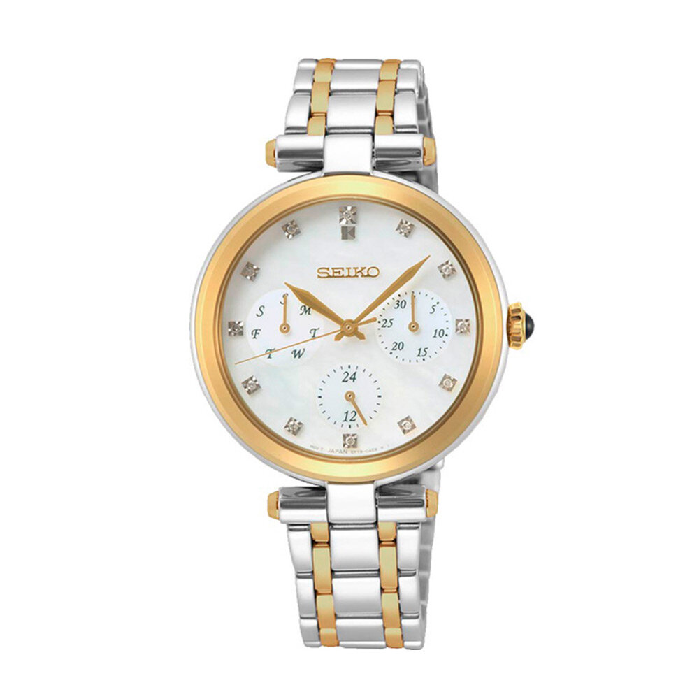 Наручные часы, нерж. сталь, бриллиант